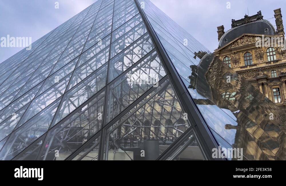 Large glass and metal pyramid Stock Videos & Footage - HD and 4K Video ...
