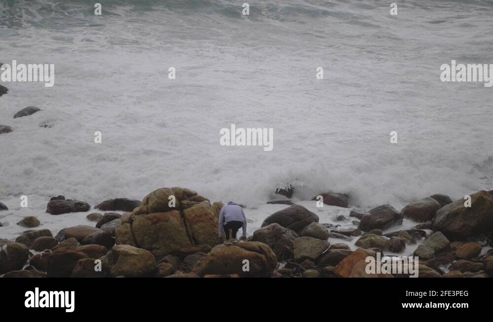 Dangerous rocky beach Stock Videos & Footage - HD and 4K Video Clips ...