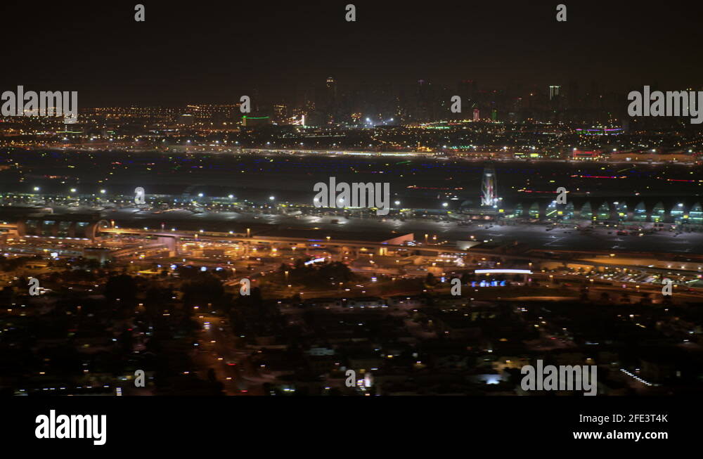 Dubai airport night view Stock Videos & Footage - HD and 4K Video Clips ...