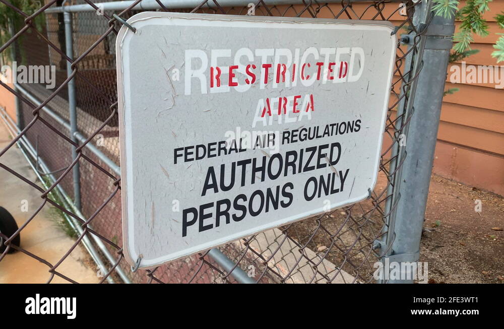 Restricted area signage Stock Videos & Footage - HD and 4K Video Clips ...