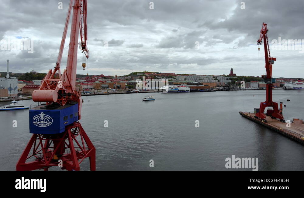 Harbour level luffing crane Stock Videos & Footage - HD and 4K Video ...