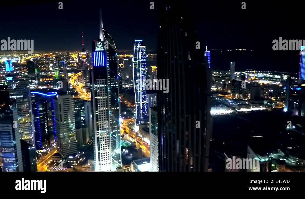 Kuwait night in kuwait city Stock Videos & Footage - HD and 4K Video ...