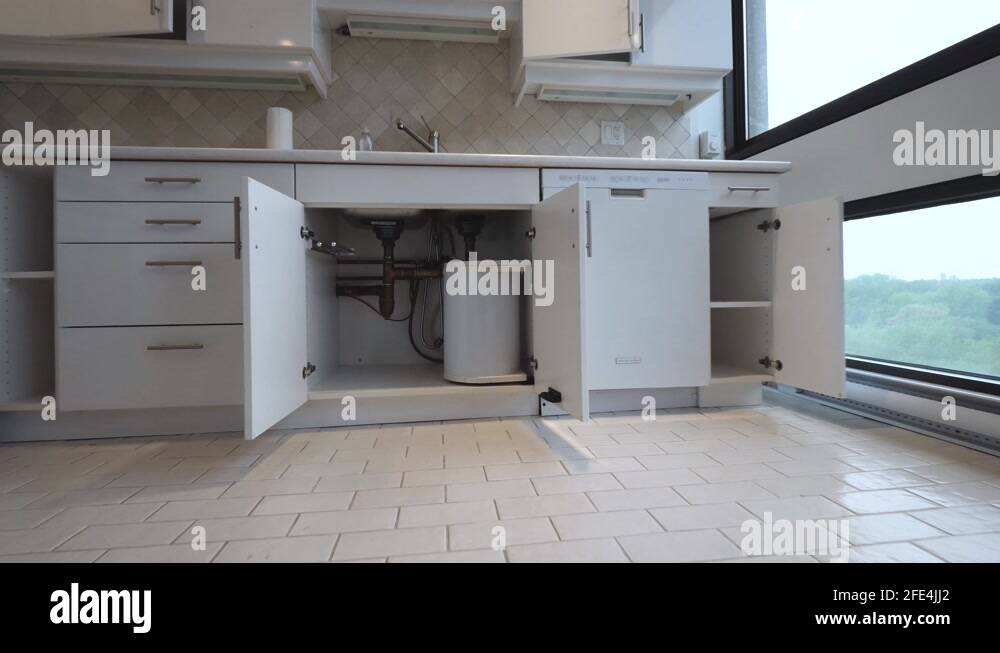 Clean kitchen cabinets inside Stock Videos & Footage - HD and 4K Video ...