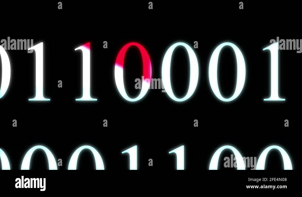 Fiji Flag in Digital Binary Numbers cyber style matrix Stock Video ...