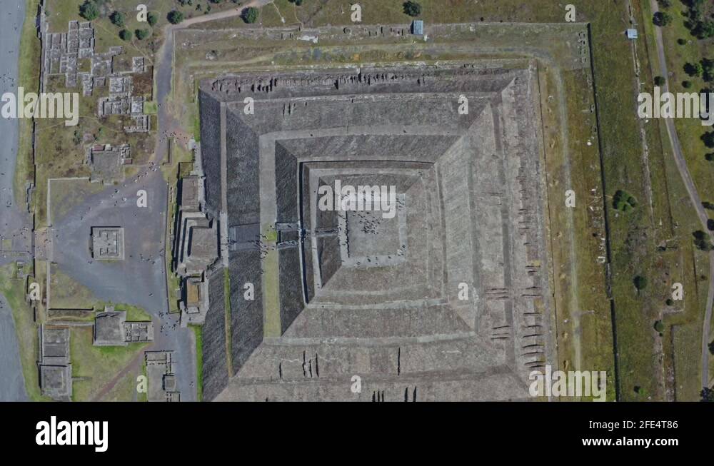 Pyramid of the sun aerial view Stock Videos & Footage - HD and 4K Video ...