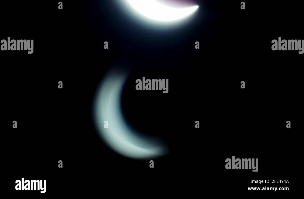 solar eclipse in the Dubai desert. almost anular phase, full of the ...