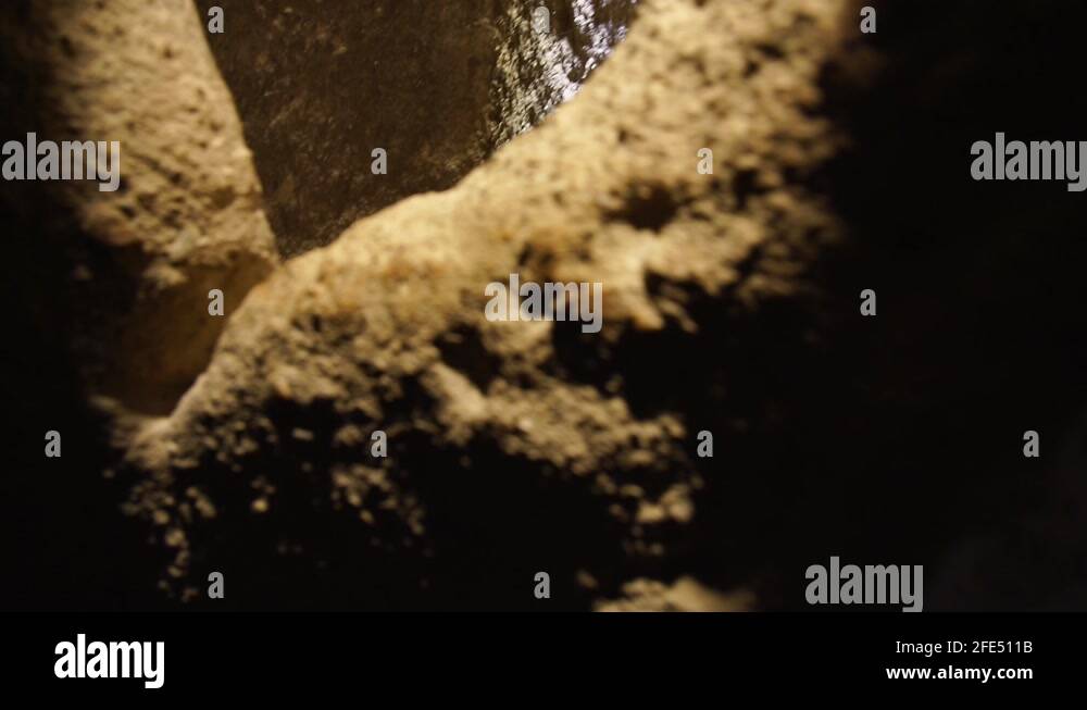 Deep Infinite black void, Ventilation Shaft In Kaymakli Underground ...