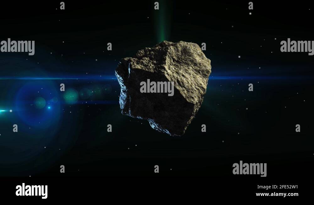 asteroid stones in space, the universe Stock Video Footage - Alamy
