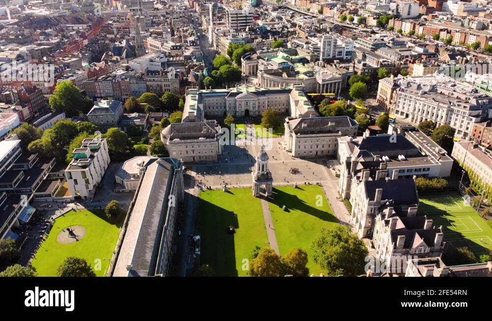 Trinity college dublin aerial Stock Videos & Footage - HD and 4K Video ...