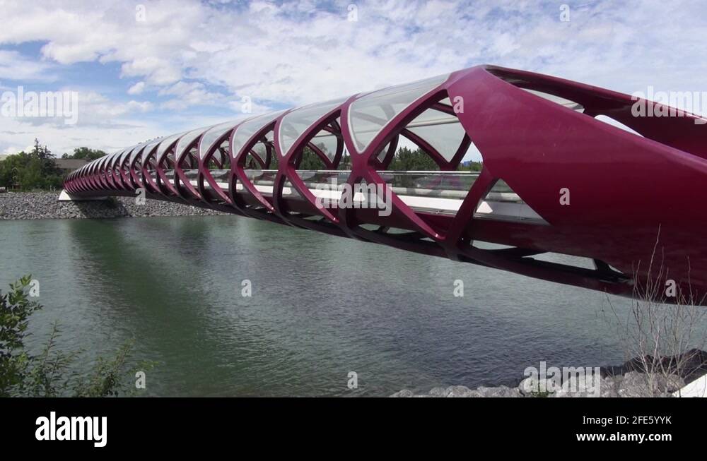 Calgary bridge over river Stock Videos & Footage - HD and 4K Video ...
