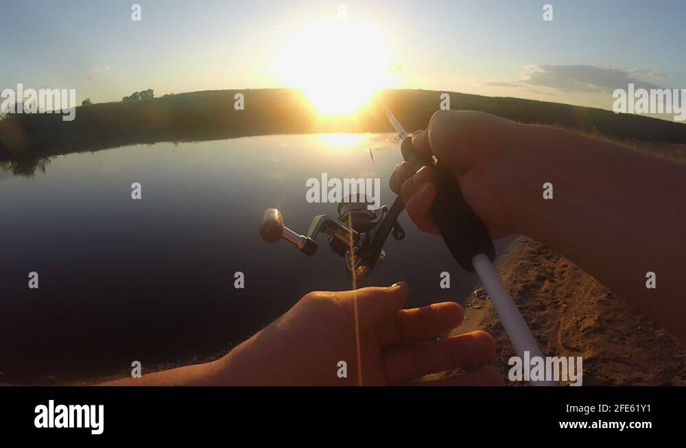 Man fishing with rod Stock Videos & Footage - HD and 4K Video Clips - Alamy