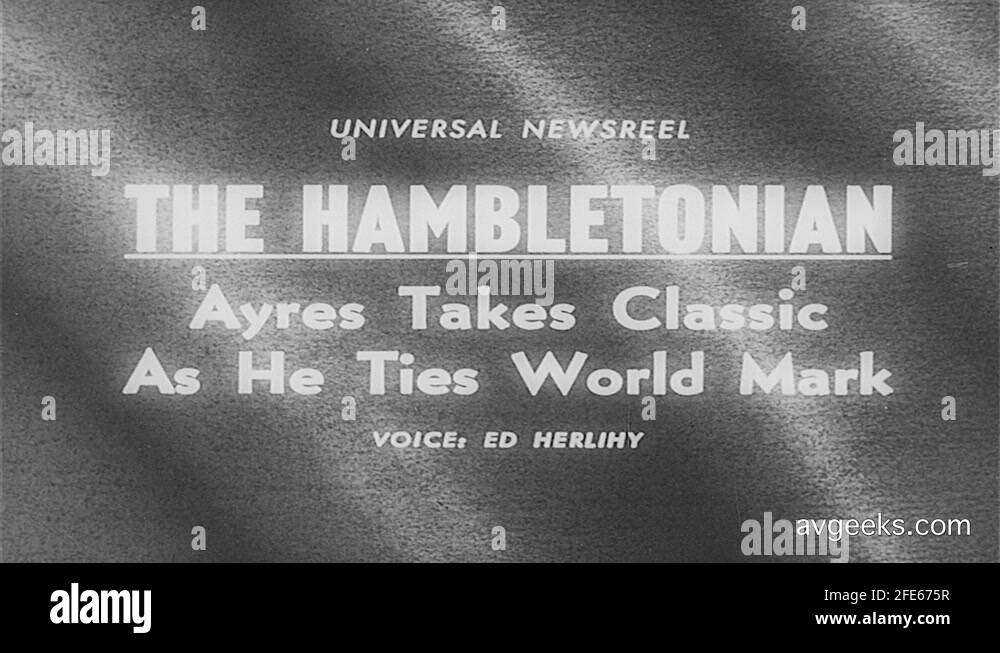 1960s: Title card. Illinois state fairgrounds. Horse races on racetrack ...