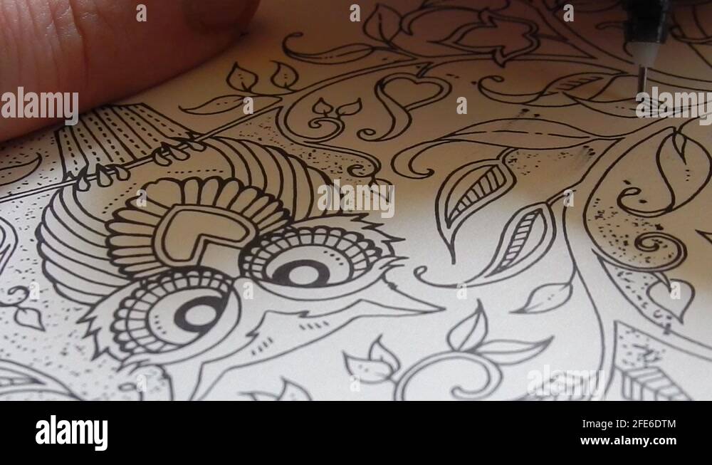 Abstract flower close up drawing Stock Videos & Footage - HD and 4K ...