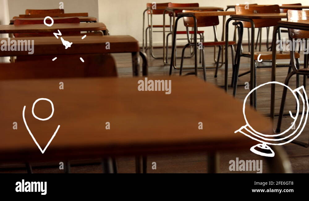 Classroom illustration school Stock Videos & Footage - HD and 4K Video ...