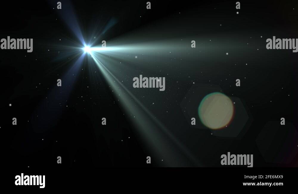 Seamless Loop Lights Optical Lens Flare Effect Transition Stock Video ...