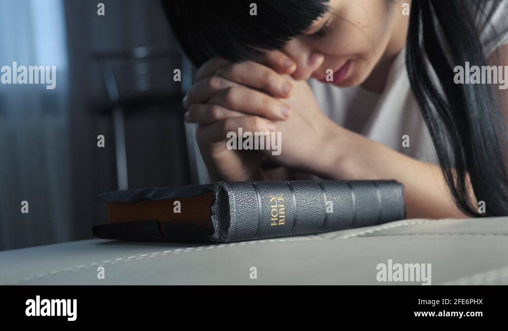 Girl praying bedtime Stock Videos & Footage - HD and 4K Video Clips - Alamy