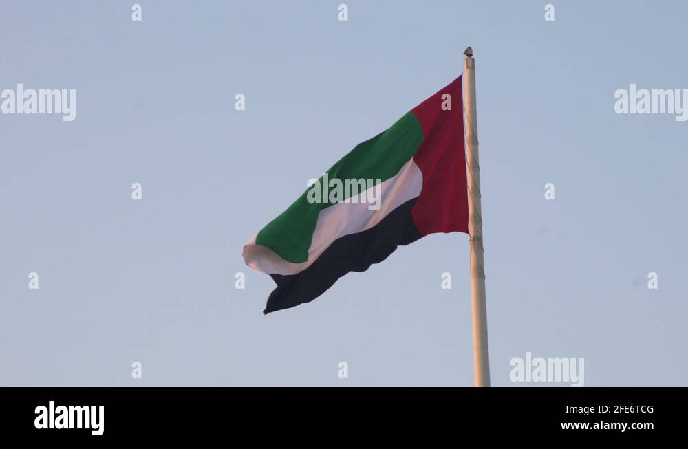 Uae flag in wind Stock Videos & Footage - HD and 4K Video Clips - Alamy