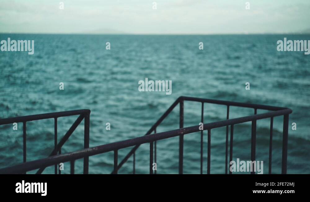 Selective focus shot steel railing Stock Videos & Footage - HD and 4K ...