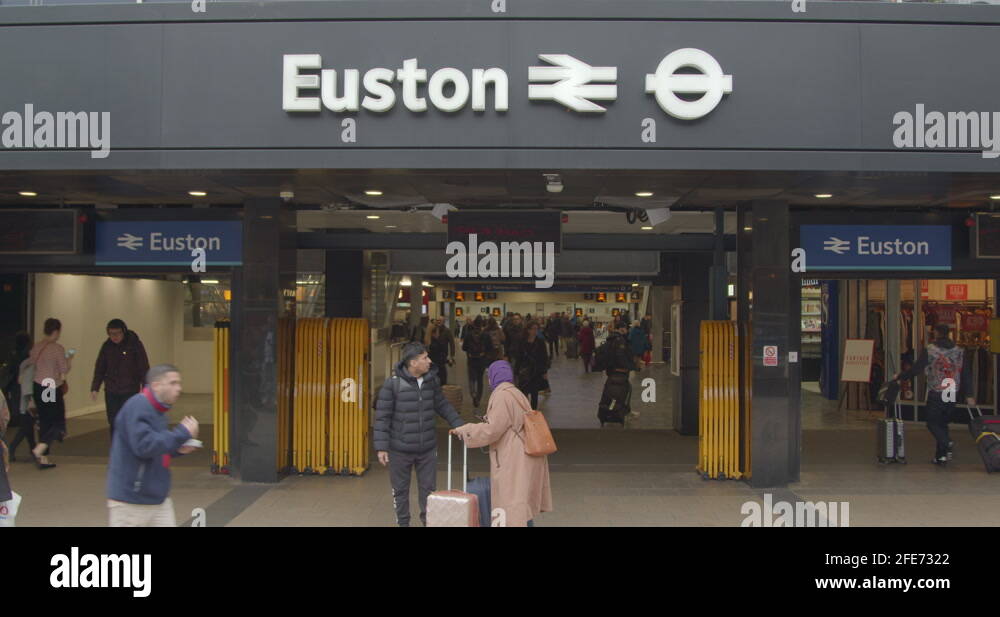 Euston station exterior uk Stock Videos & Footage - HD and 4K Video ...