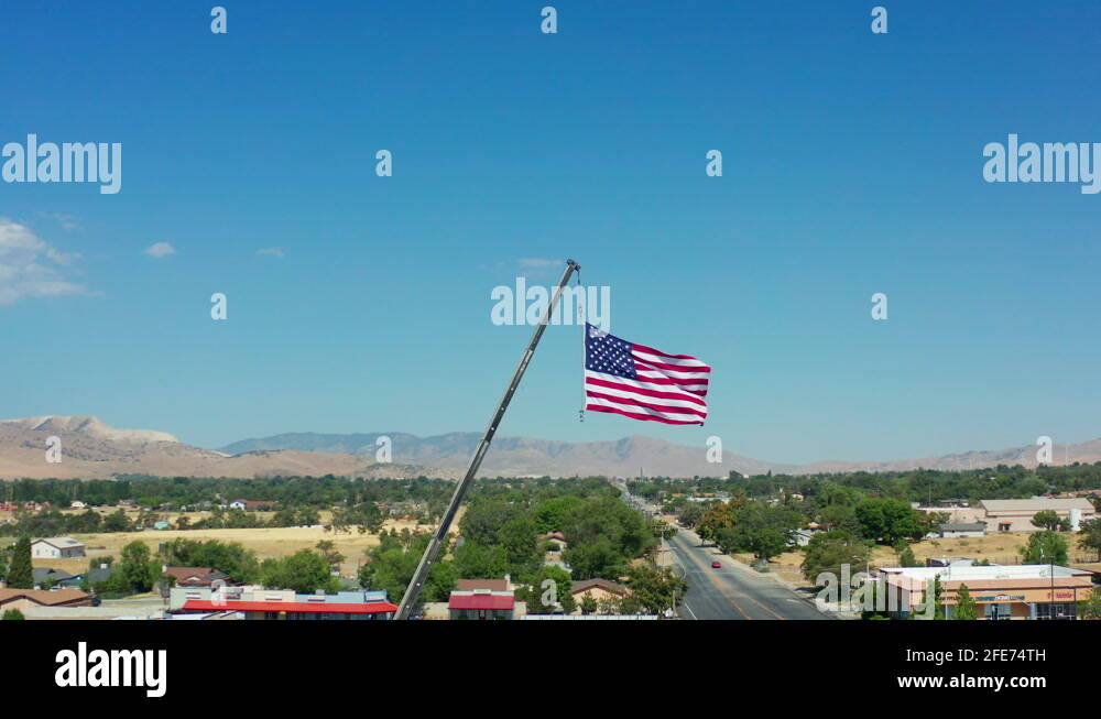 Flag of the United States of America and symbol of freedom and ...