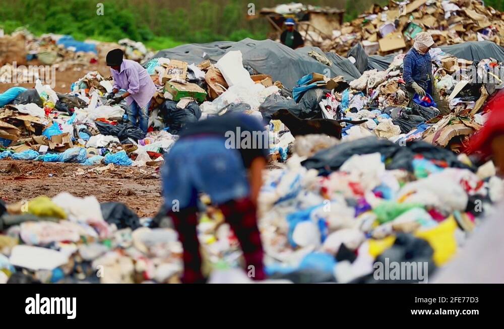 Scavengers recycling rubbish Stock Videos & Footage - HD and 4K Video ...