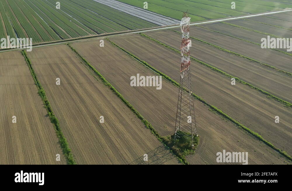 Pylon electricity grid pattern energy Stock Videos & Footage - HD and ...