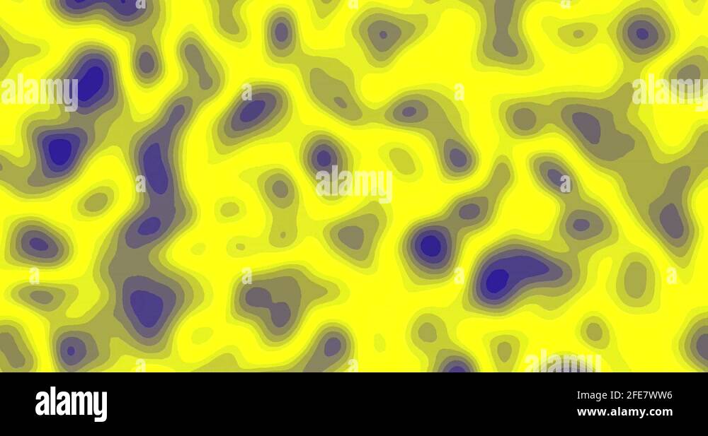 Abstract animated cell background. Cell Mutation Concept. Yellow Stock ...