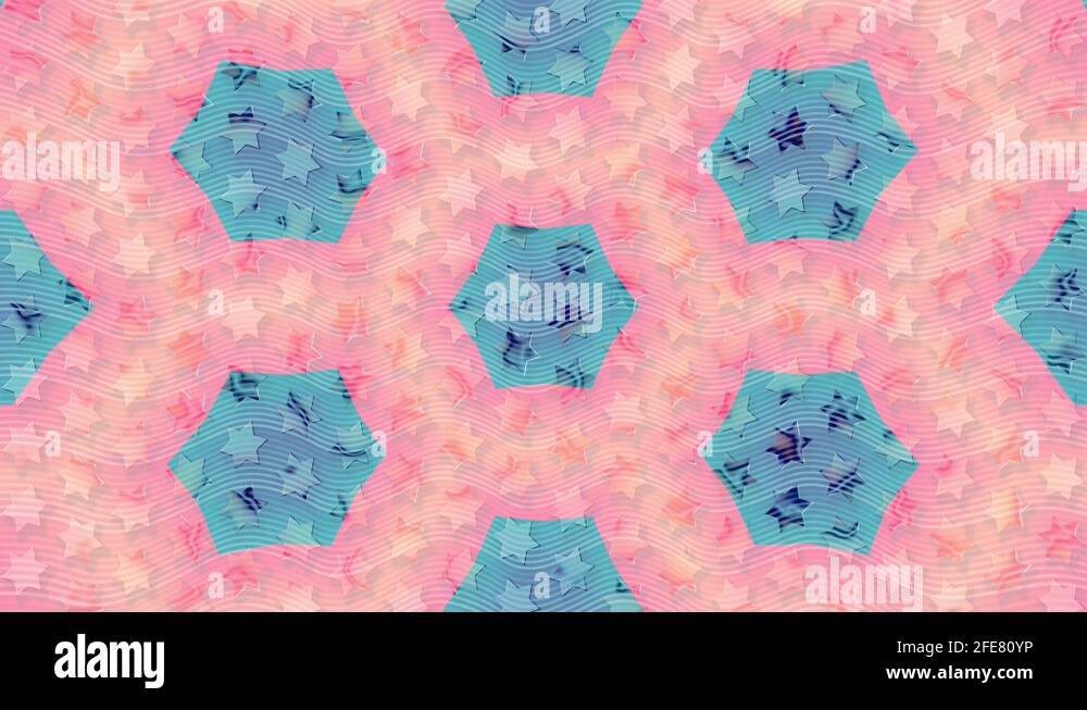 Spinning Stars Glowing Forms Overlay Background Stock Video Footage - Alamy