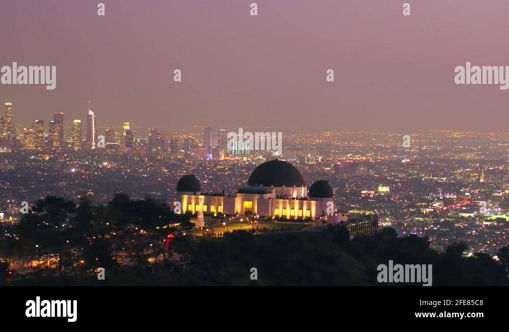 Griffith observatory night view Stock Videos & Footage - HD and 4K ...