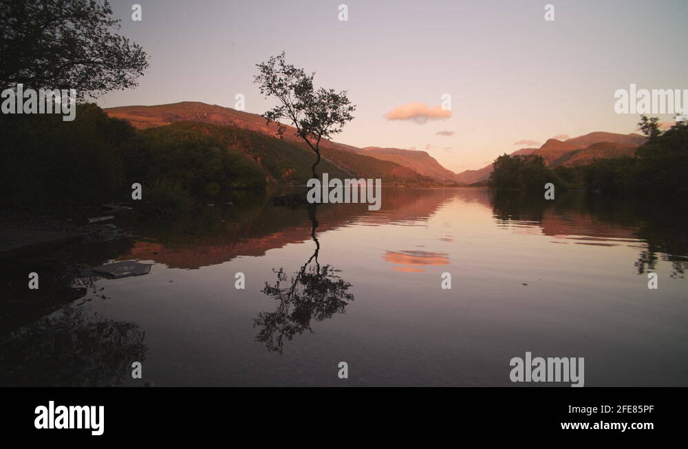 Llanberis in the snowdonia national park Stock Videos & Footage - HD ...