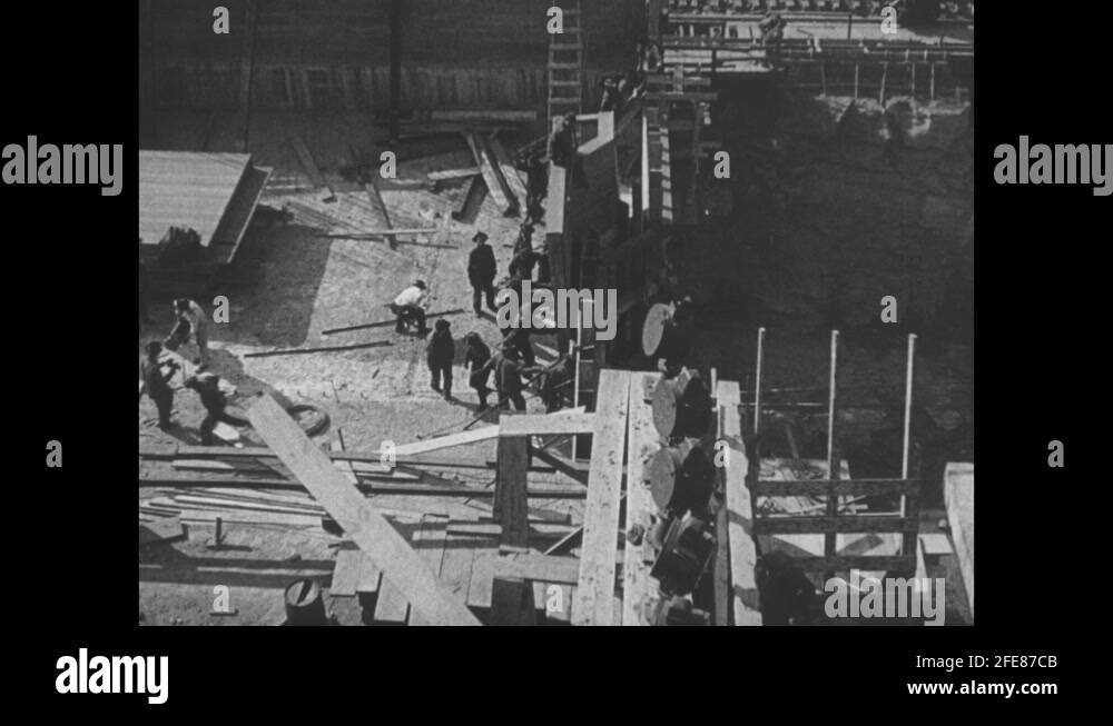 Building construction 1910s Stock Videos & Footage - HD and 4K Video ...