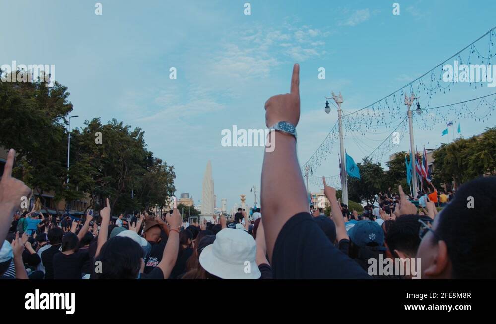 Thailand protest 2020 freedom Stock Videos & Footage - HD and 4K Video ...