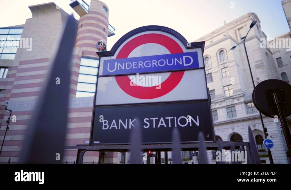 Bank underground station entrance Stock Videos & Footage - HD and 4K ...