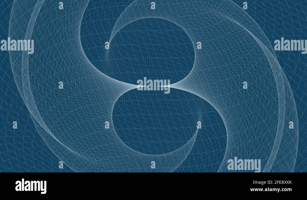 Wire Frame 3D Surface Floating Spreading Evolving Motion Loop Animation ...