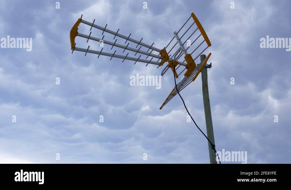 Communication antenna tower cloudy sky Stock Videos & Footage - HD and ...