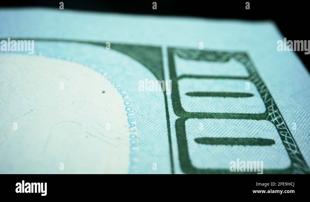 American cash money. Closeup paper banknote of 100 dollar bill Stock ...