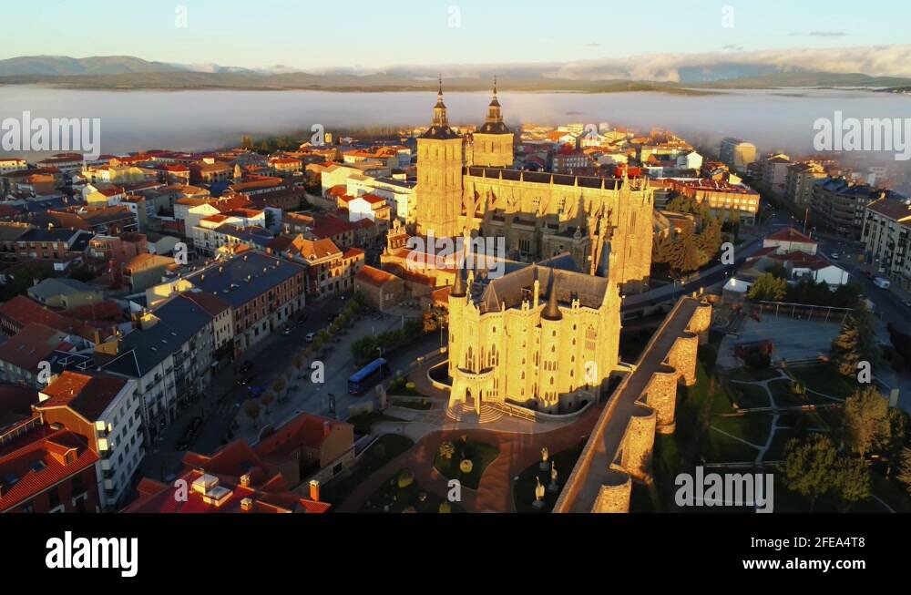 Castle in astorga Stock Videos & Footage - HD and 4K Video Clips - Alamy