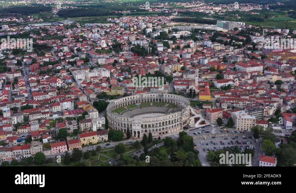 Pula amphitheatre aerial Stock Videos & Footage - HD and 4K Video Clips ...