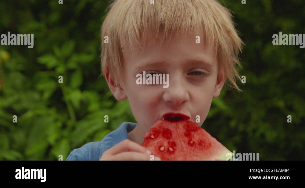 Little child bite watermelon Stock Videos & Footage - HD and 4K Video ...