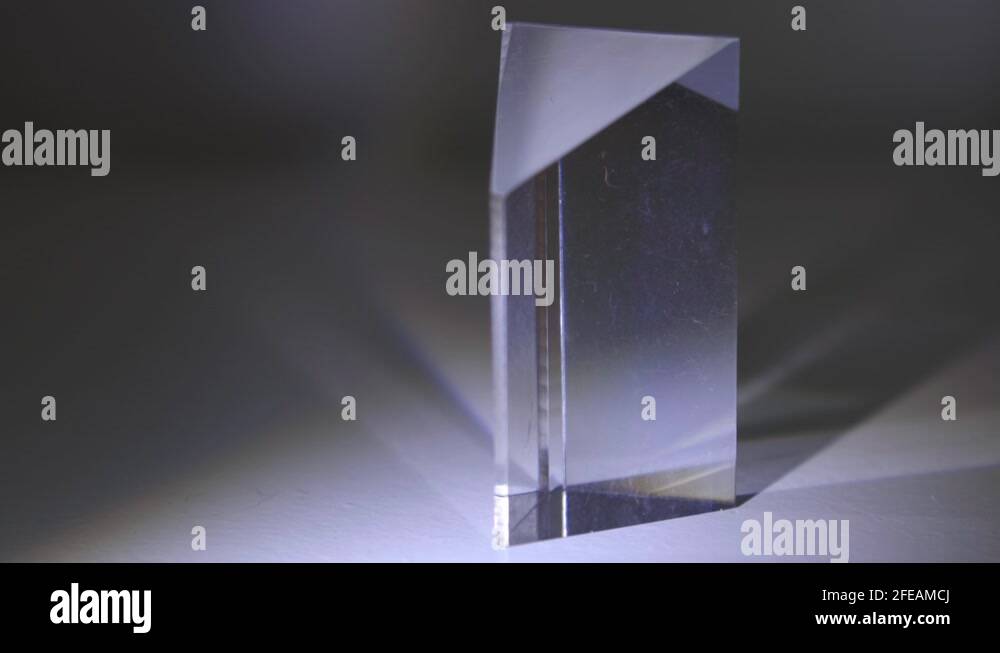 Glass Prism And Beam Of Light Experiment - Dispersion Of Light Through ...