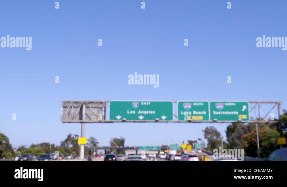 Los angeles road sign Stock Videos & Footage - HD and 4K Video Clips ...