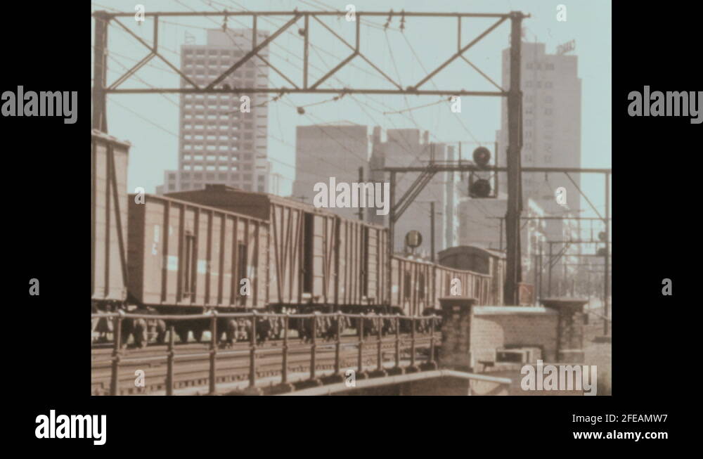 1950s train goes on railroad Stock Videos & Footage - HD and 4K Video ...