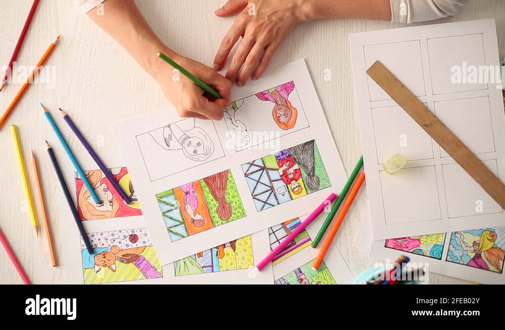 Storyboard cartoon Stock Videos & Footage - HD and 4K Video Clips - Alamy