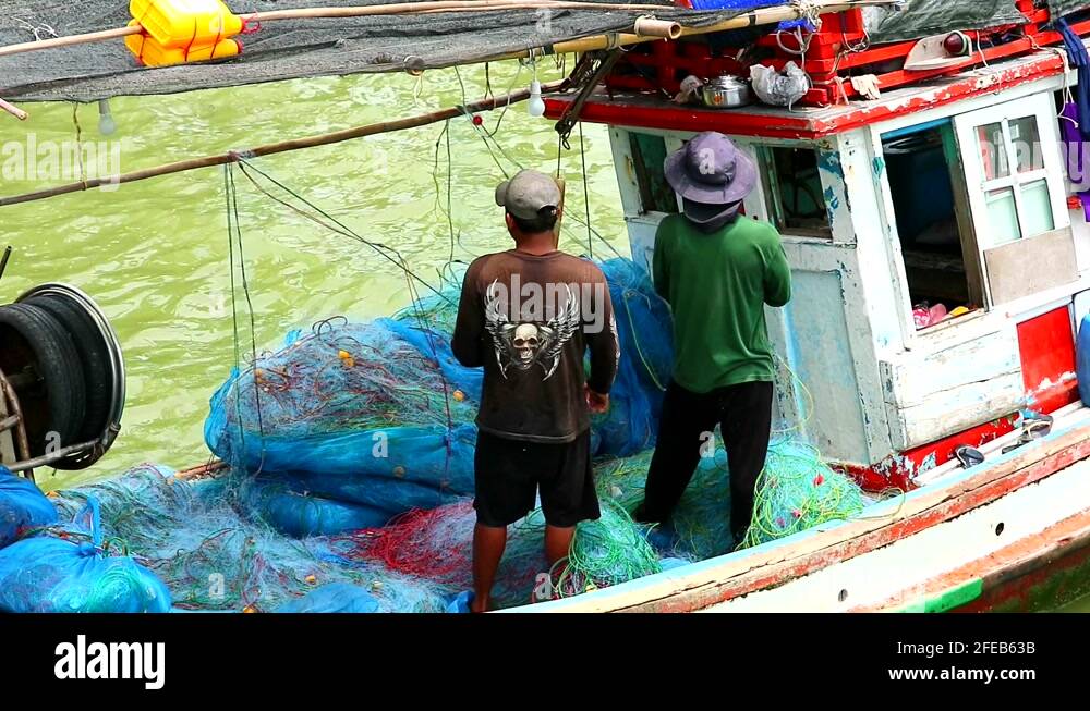 Collecting fishing nets Stock Videos & Footage - HD and 4K Video Clips ...