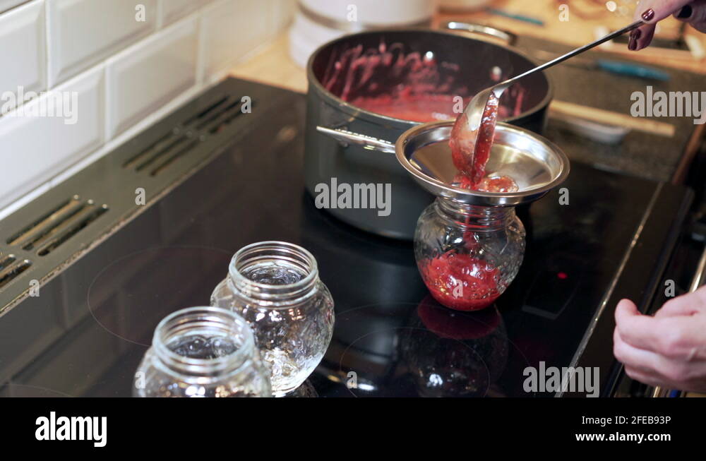 Homemade jam pots Stock Videos & Footage - HD and 4K Video Clips - Alamy