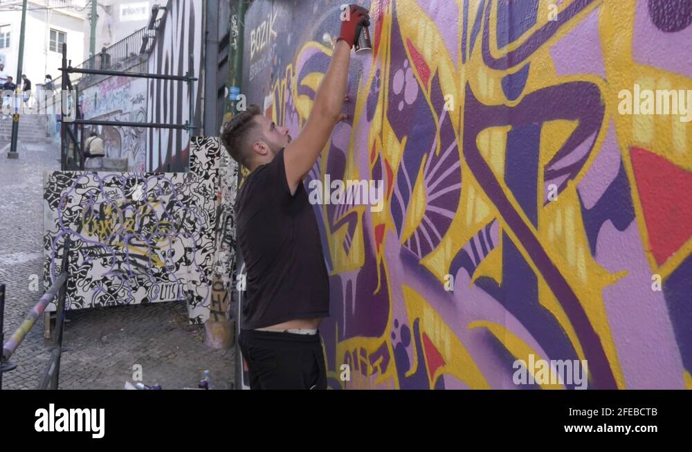 Graffiti man Stock Videos & Footage - HD and 4K Video Clips - Alamy