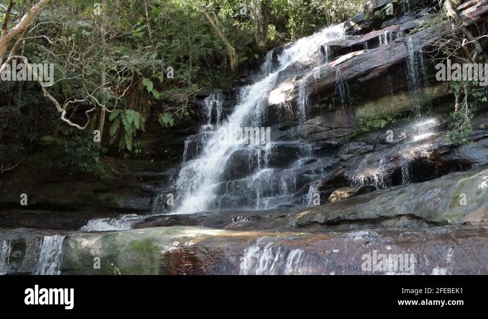 Somersby falls near Sydney Australia in the Brisbane Water National ...