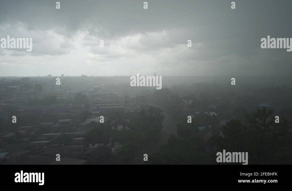 Dramatic dark sky with grey rain clouds Stock Videos & Footage - HD and ...