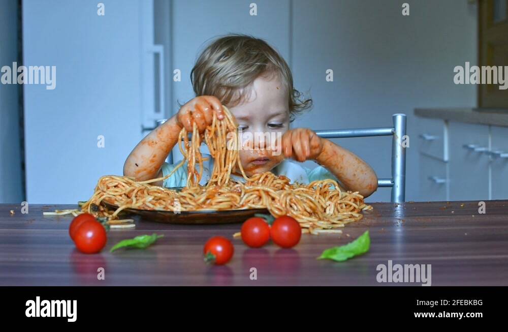 Eating spaghetti funny Stock Videos & Footage - HD and 4K Video Clips ...