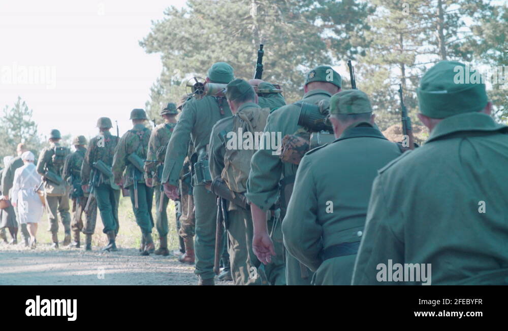 German soldiers on foot Stock Videos & Footage - HD and 4K Video Clips ...